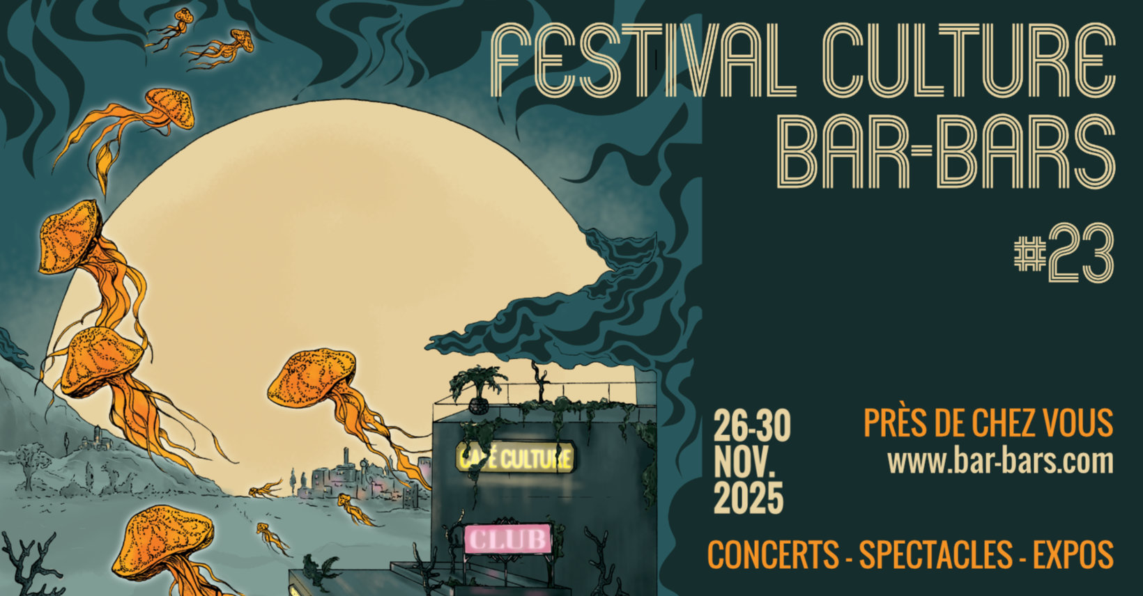 La Programmation du Festival Culture Bar-bars 2025